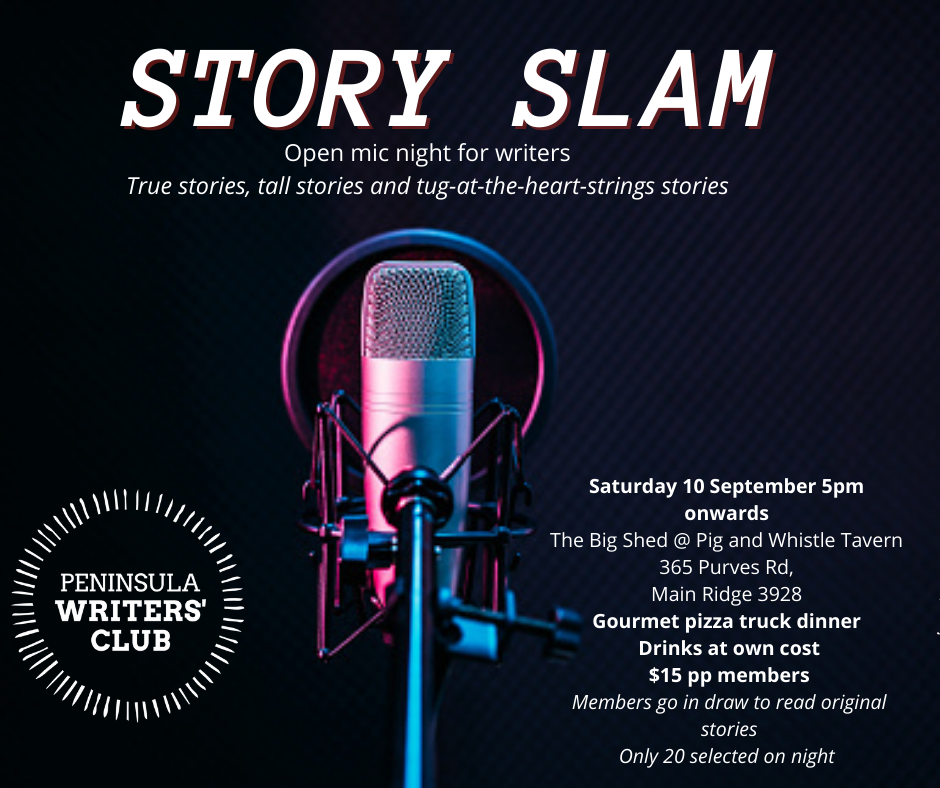 Story Slam Social Night and Awards - Peninsula Writers' Club